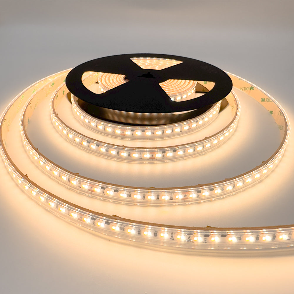 Dim-to-Warm LED Strip, 18 W/m IP65 24V 1800K - 3000K 224 LEDs/m CRI>97
